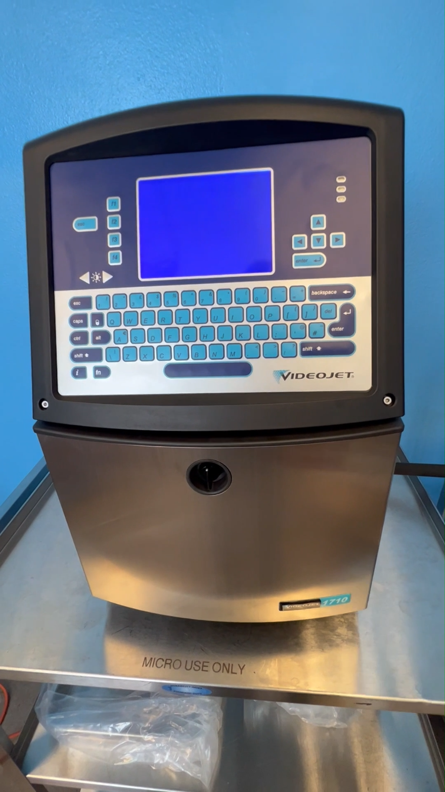 NEW Videojet 1710 Color Pigment Inkjet Printer Coder Coding QR Code Lot ...