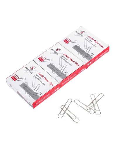 Paperclips for Office School & Personal Use, Jumbo Nonskid Paper Clip ...