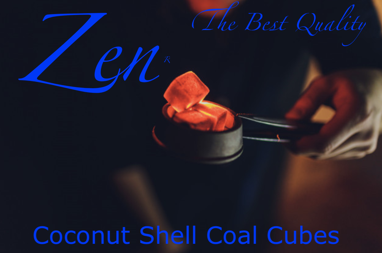 ZEN Coconut Coal for Shisha Hookah Nargile ZEN BestQuality Charcoal ...