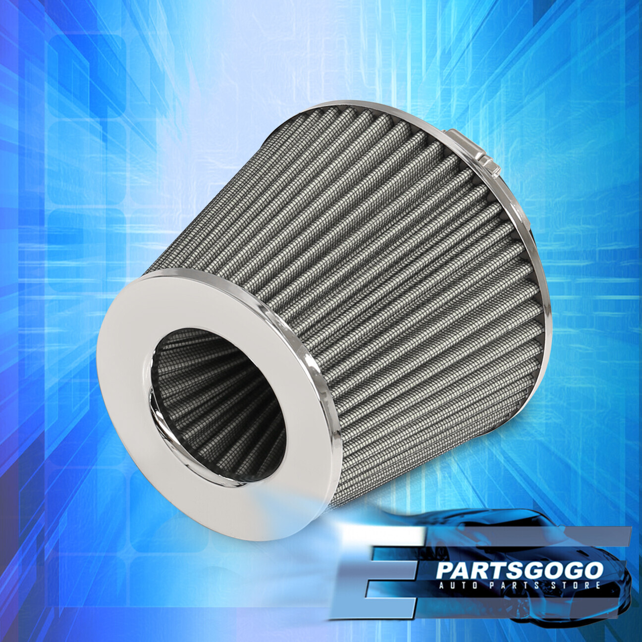 Universal 4" Mesh Air Cold Short Intake Filter JDM VIP Dry Cone ...