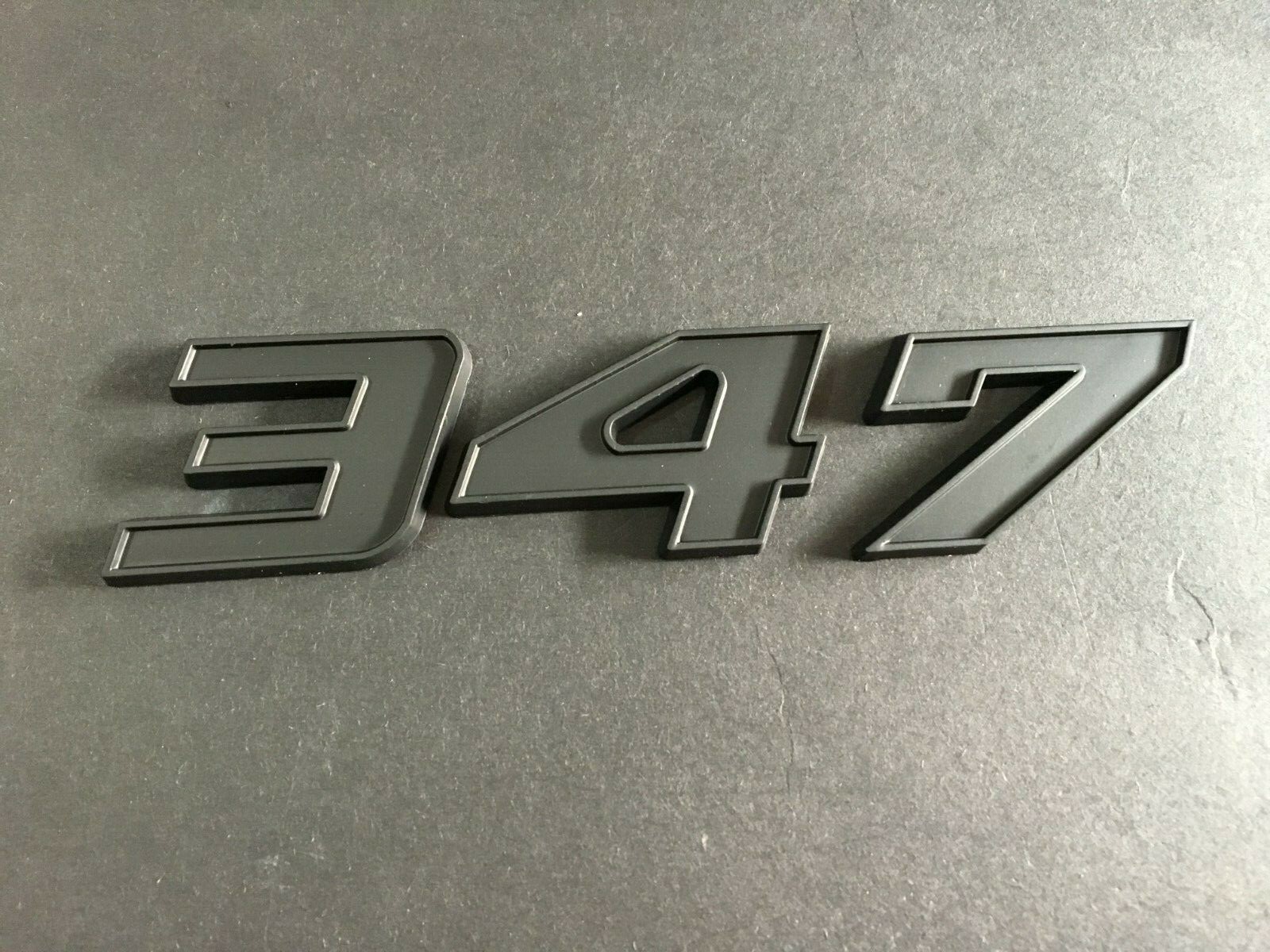 (1piece) Black 347 374 437 Badge Emblem Trim for Passenger & Driver ...