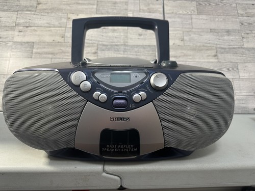 Philips Magnavox AZ1010 CD Radio Cassette Player Recorder Vintage Radio ...