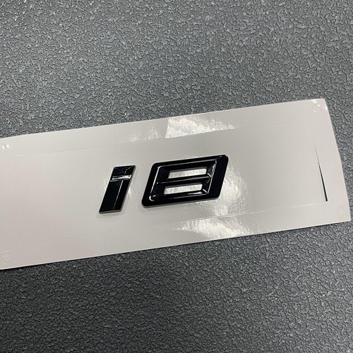 1Pc Gloss Black Letters i8 Emblem Rear Trunk Lid Badge Logo For New ...