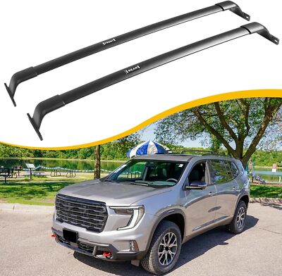 220LBS Cross Bars For 2024 2025 2026 GMC Acadia Roof Rack Rails ...