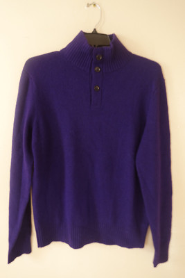 Polo Ralph Lauren Men's 3-Button Mock Neck Merino/Angora Rabbit Hair ...