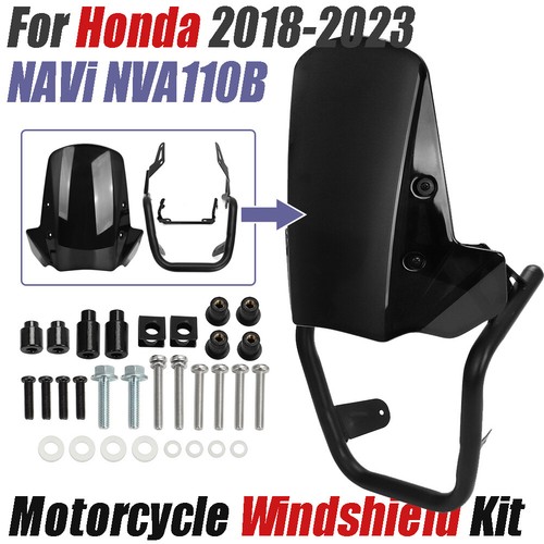 For HONDA NAVI NVA110B 2018-2023 Motorcycle Windscreen Windshield w ...