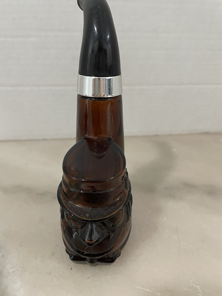 Vintage 1967 Avon Pipe Dream Leprechaun Face Leather Aftershave Bottle Decanter | eBay