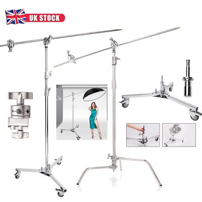 Studio C-Stand Boom Arm Century Stand Heavy Duty Dolly Turtle Base ...
