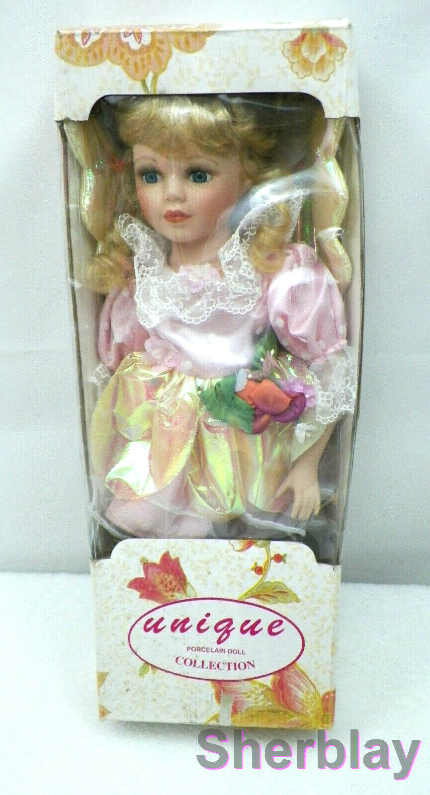 Unique Porcelain Doll Collection Fairy 16" in Original Box RARE ...