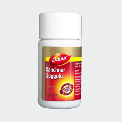 Kanchnar Guggulu Dabur | Kanchanar Guggul | Herbal Remedy 80 Tablets ...