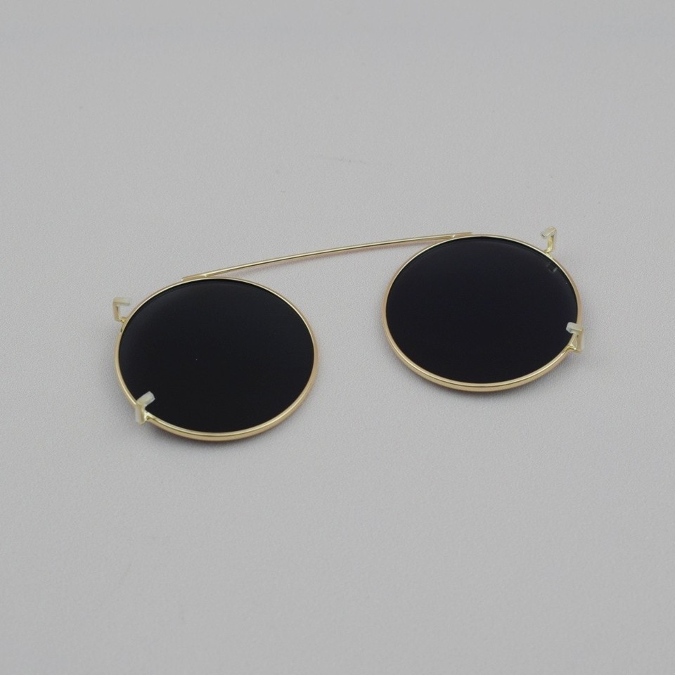 Sunglasses Clips Metal Soft Gold/Grey Silver Eyeglasses Clips on Men ...