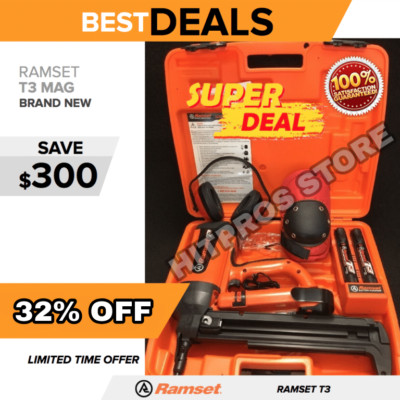 RAMSET T3 MAG, GAS TOOL, BRAND NEW, QUICK DELIVERY | eBay