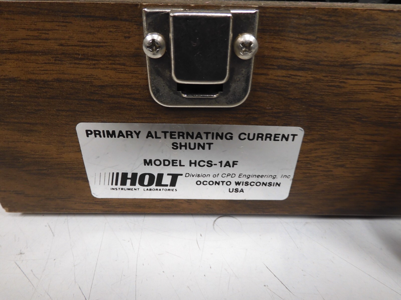 Holt Primary Alternating Current Shunt Model Hcs-1af 6 Shunts 20ma ...