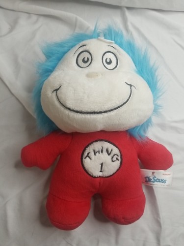 Aurora Dr. Suess Thing 1 & 2 Double Sided Stuffed Plush 9in | eBay