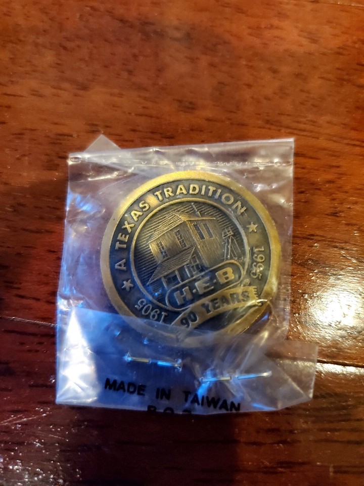 Rare New HEB 90th Anniversary Token Coin Promotional Texas Grocery PN ...