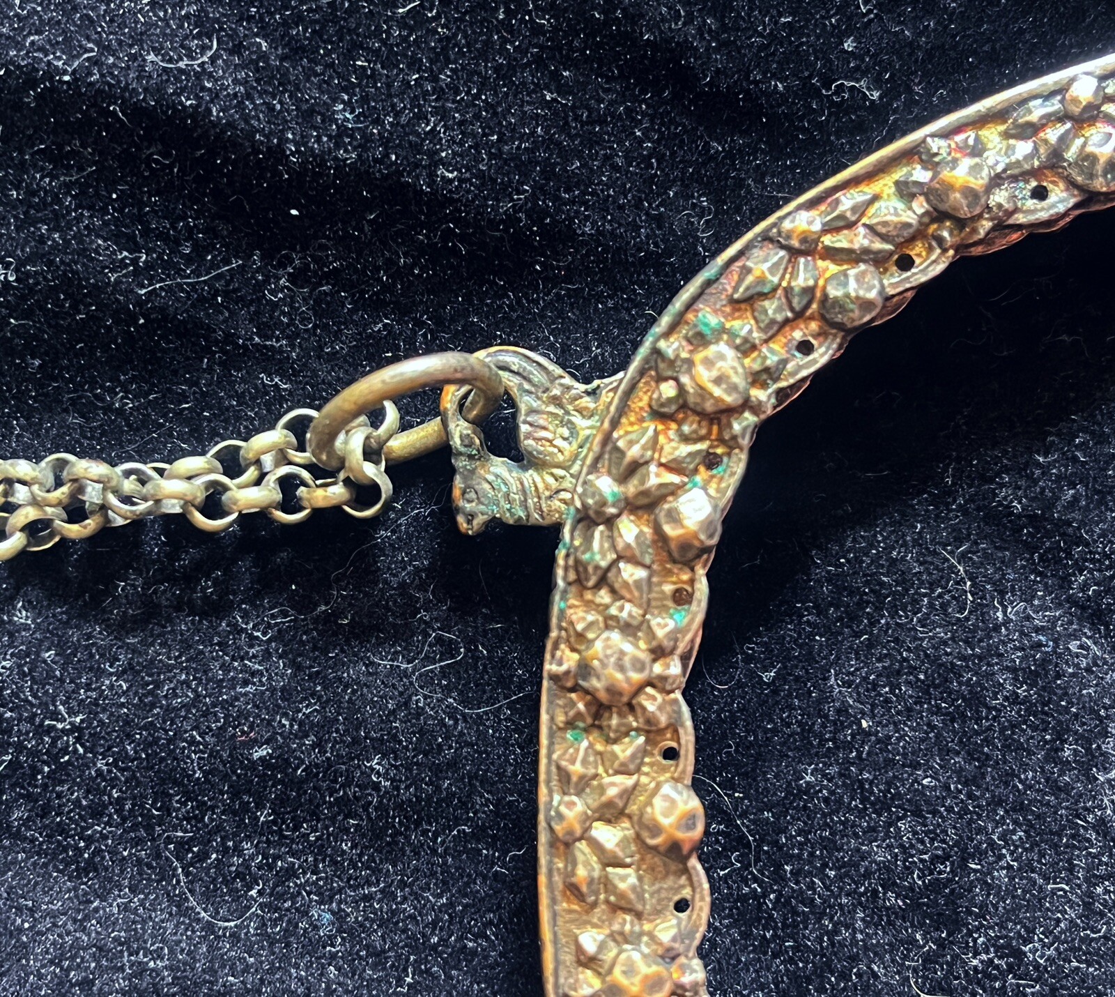 RARE VICTORIAN ORNATE SILVER Hallmarks MADE IN FRANCE… - Gem