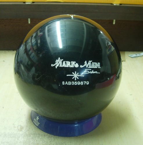 879g4 16 LB JAPAN Sankyo MARK MAN Silver, Rubber Bowling Ball | eBay