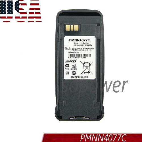 PMNN4077C Battery for Motorola DR3000 DP3400 DGP6150+ MTR2000 Radios ...