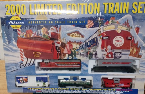 HO SCALE ATHEARN 2000 HOLIDAY CHRISTMAS TRAIN SET OB | eBay