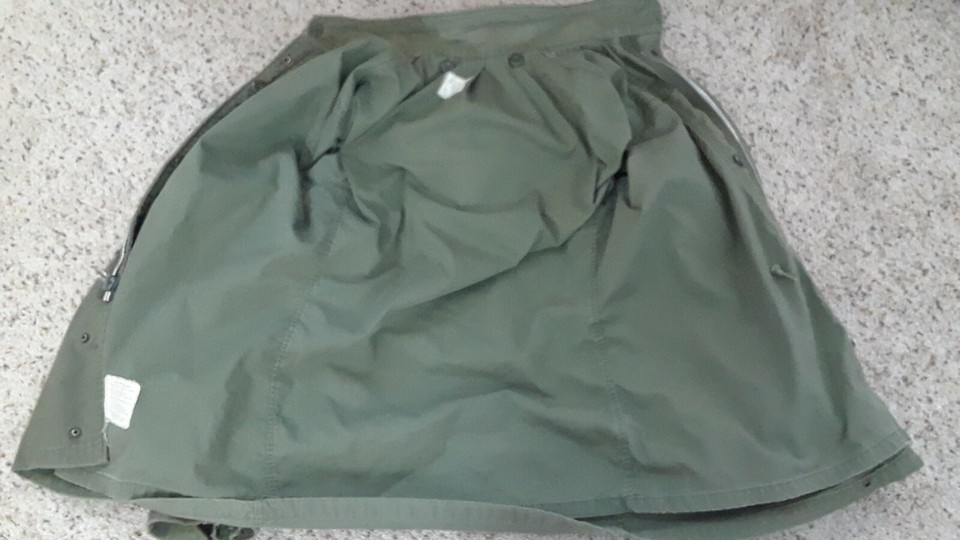 Vtg Vietnam 1969 Field Jacket M-65 Sateen OG With ECW Liner Small Reg ...