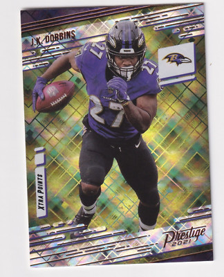 2021 Panini Prestige XTRA POINTS DIAMOND #23 JK DOBBINS Los Angeles ...