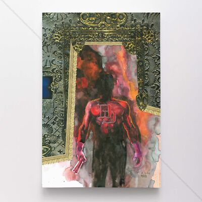 Daredevil Poster Canvas Textless Vol 2 #23 Comic Book Art Print | eBay