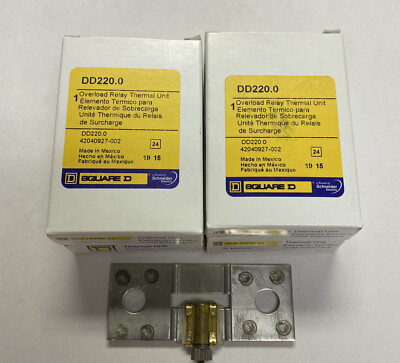 SQUARE D,DD220,OVERLOAD THERMAL HEATING ELEMENT LOT OF 4 NOS | eBay