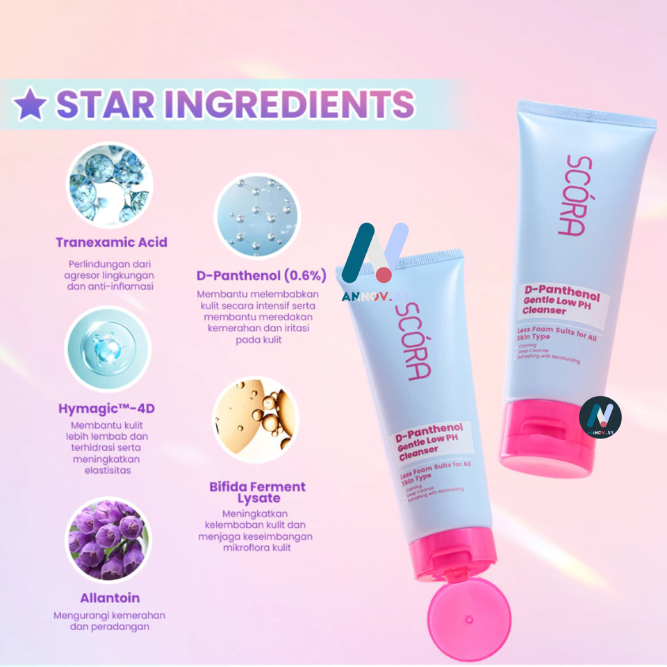 SCORA Facial Wash Moisturize Redness Hydrated Anti-Aging Sensitive Skin ...