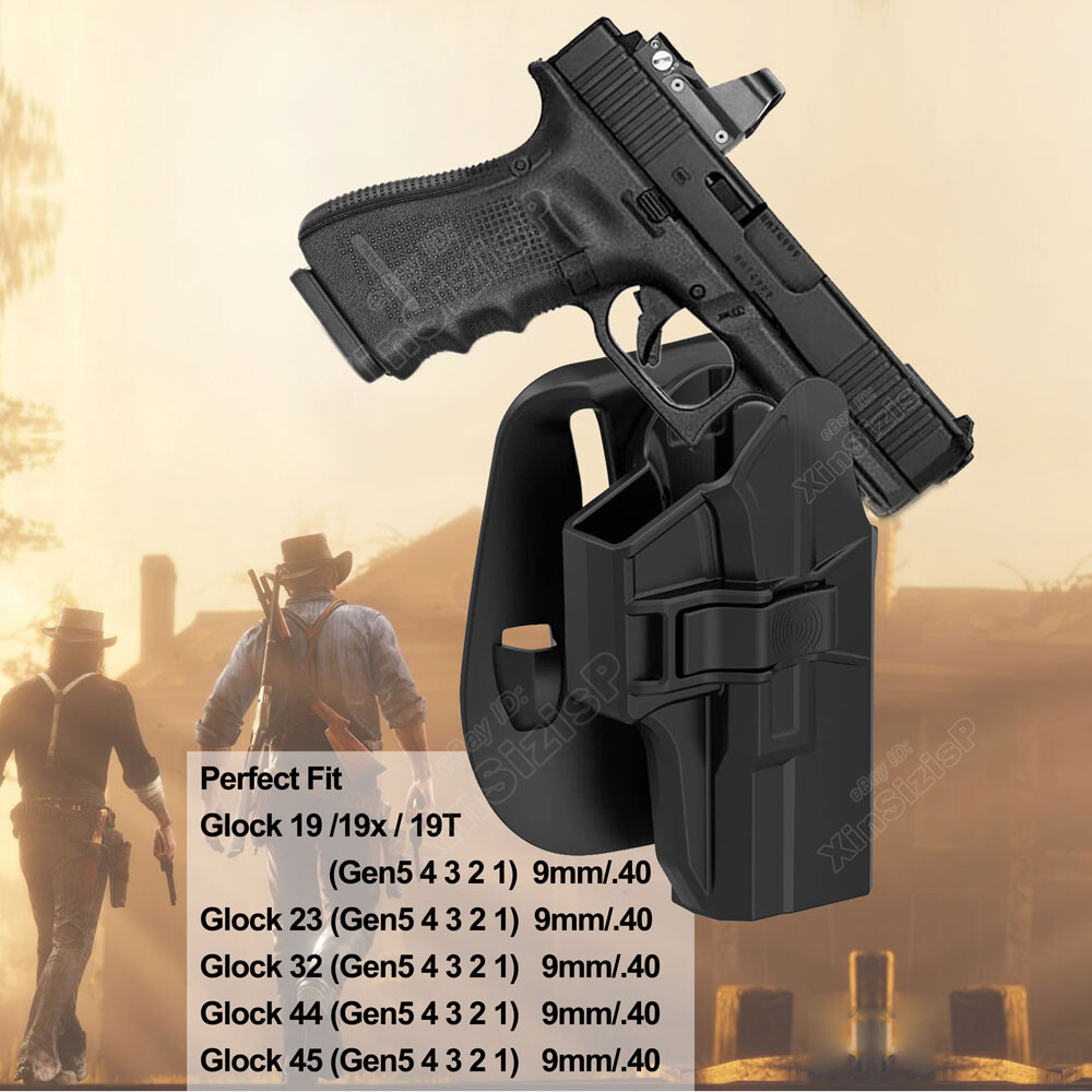 G19 Holster Fit Glock 19 45 44 32 23 19 19X 19T Holster 9mm .40 Quick ...