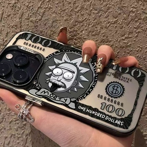 Trendy Fashion Banknotes iPhone Phone Case for 16 15 14 13 12 11 XR 8 7 ...
