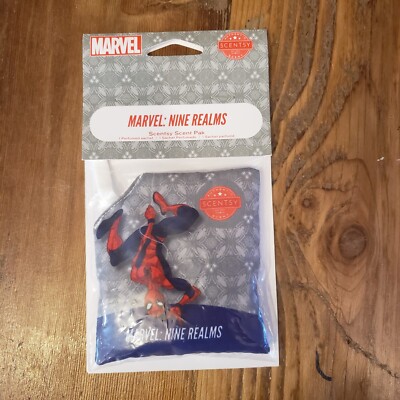 Scentsy SPIDERMAN MARVEL NINE REALMS Scent Pak Spider Man Superhero ...