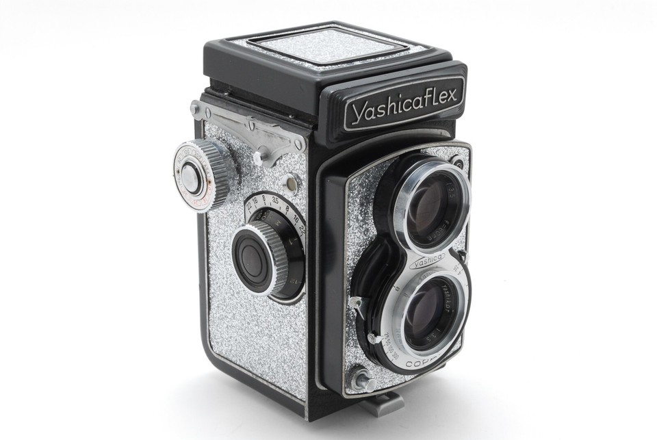 [MINT] YASHICA Yashicaflex Model AII TLR Film Camera Silver All works ...