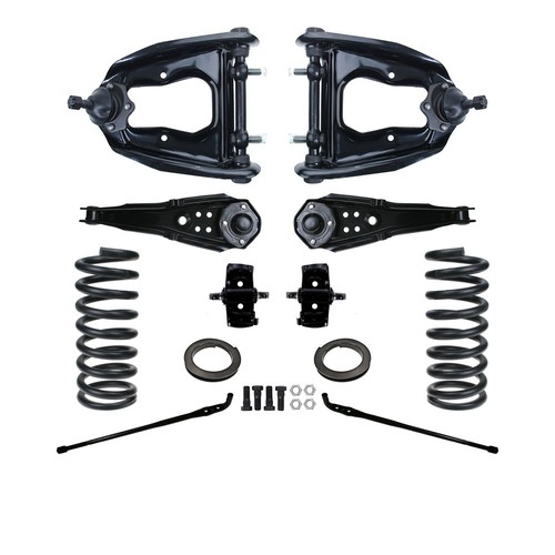 Upper/ Lower Control Arm Kit W/ 1” Drop Springs/ Strut Rods Mustang ...