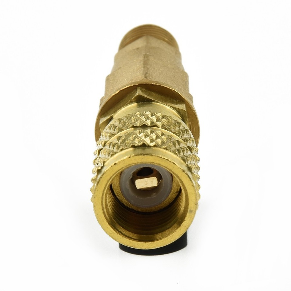 For R134a R22/R12/R410a 1/4 HVAC A/C Straight SHUT-OFF Ball Valve ...