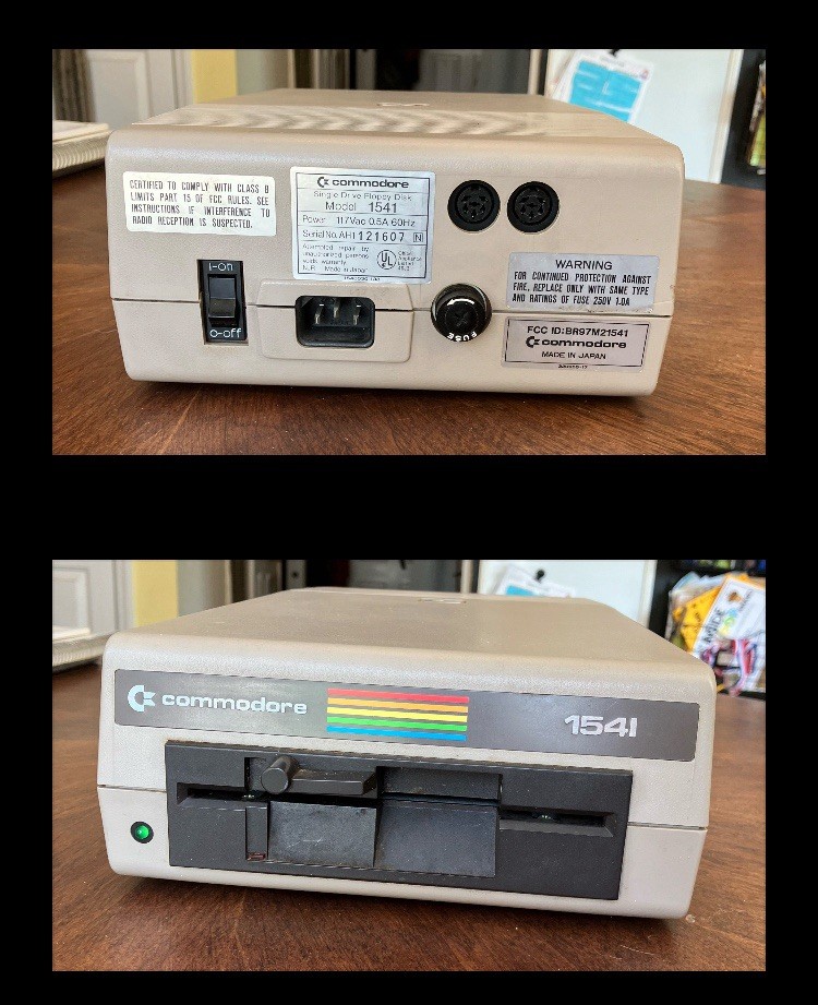 Commodore 128 with power supply, Manual, Multiple disk drives And ...