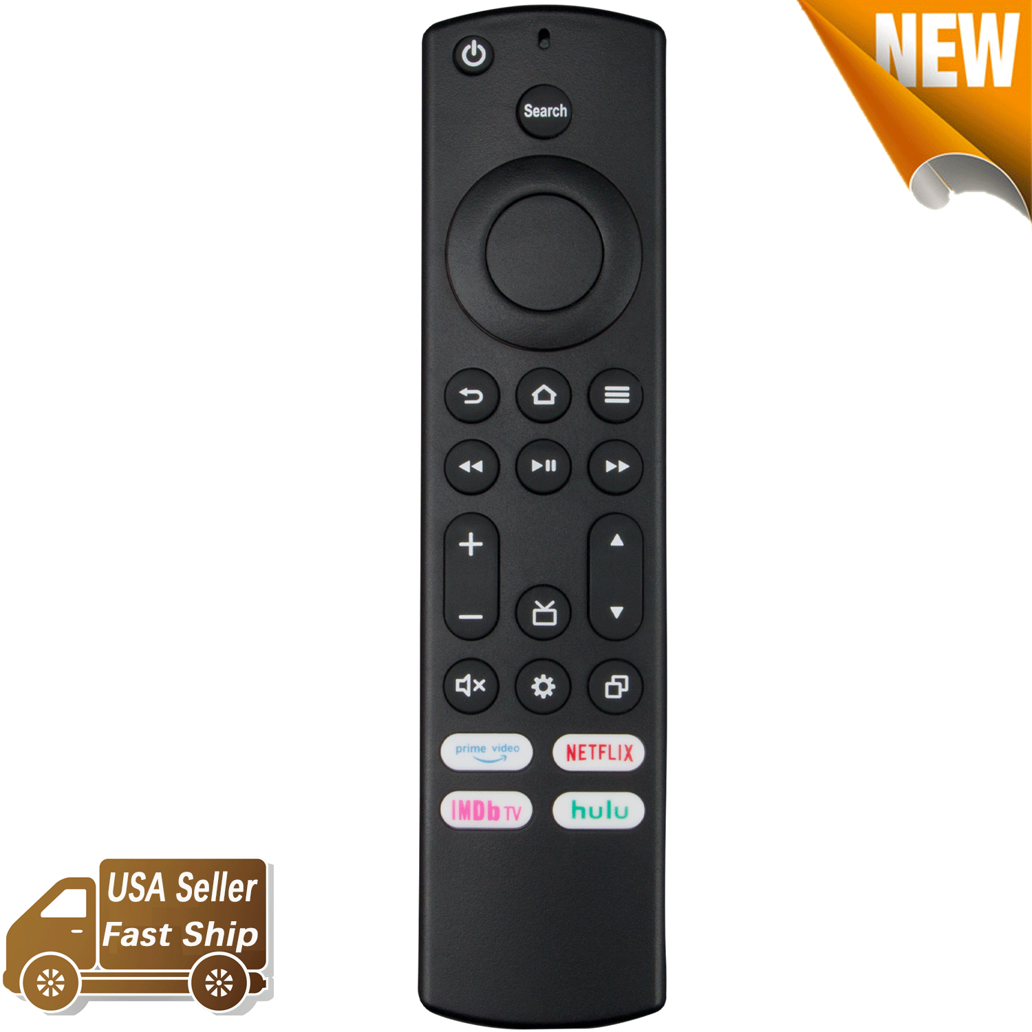 Toshiba CT-RC1US-21 Replacement Remote Control for Toshiba Fire TV ...