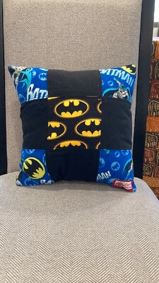 NEW Batman Patchwork Pillow | eBay