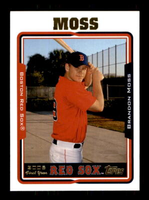 2005 Baseball Topps Brandon Moss Boston Red Sox #303 FY RC | eBay
