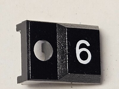 ITT Schadow Black Switch Cap with LED hole horizontal #6 (Qty 3) | eBay