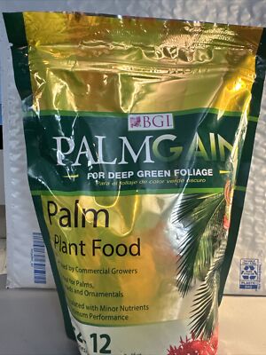 PALMGAIN Palm Plant Food 2lb Bag - Palm Tree Fertilizer, Ferns, Cycads ...