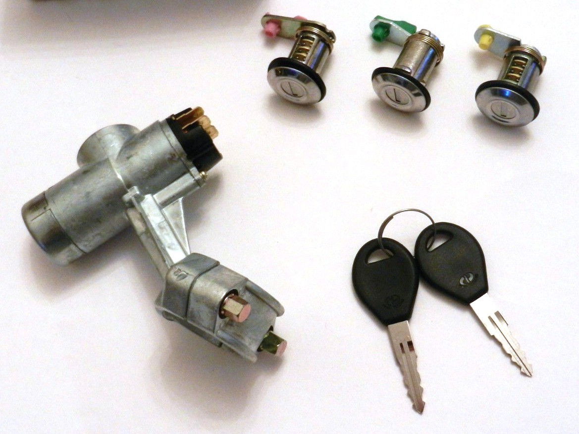 FOR NISSAN MICRA K11 92-03 LOCK SET IGNITION LOCK BARREL SWITCH DOOR ...