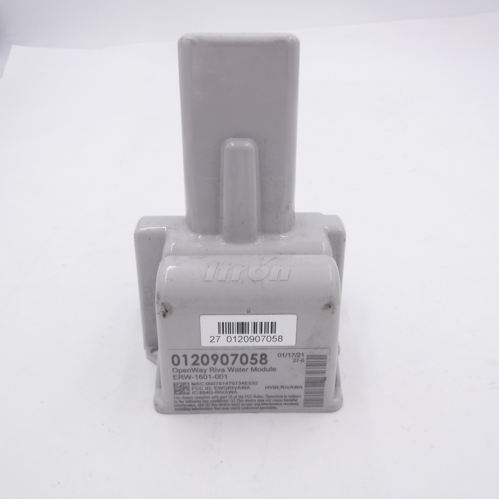 Itron OpenWay Riva Water Module ERW-1601-001 Meter Reading Transceiver ...