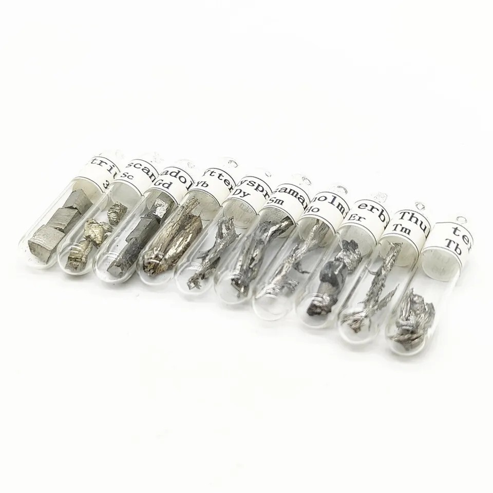 10 PC Element Set. Lanthanoids: ScY Sm Gd Tb Dy Ho Er Tm Yb. Labeled ...
