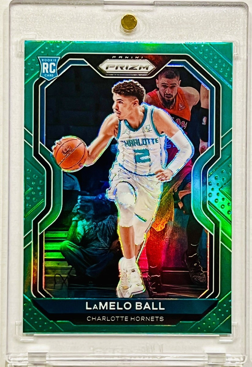 LAMELO BALL 2020-21 Panini Prizm GREEN PRIZM Rookie RC #278 LAMELO BALL 2020-21 Panini Prizm GREEN PRIZM Rookie RC #278