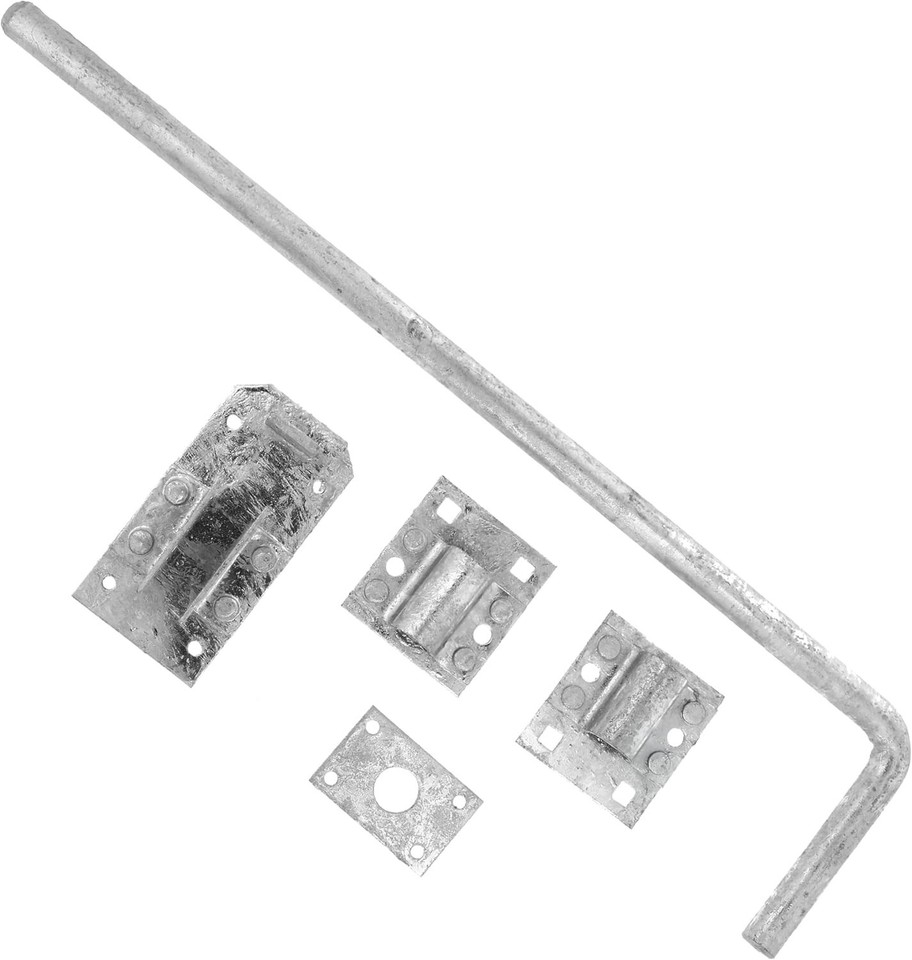 Long 18" Galvanised Drop Bolt | Garage/Gate/Door Lock | eBay UK