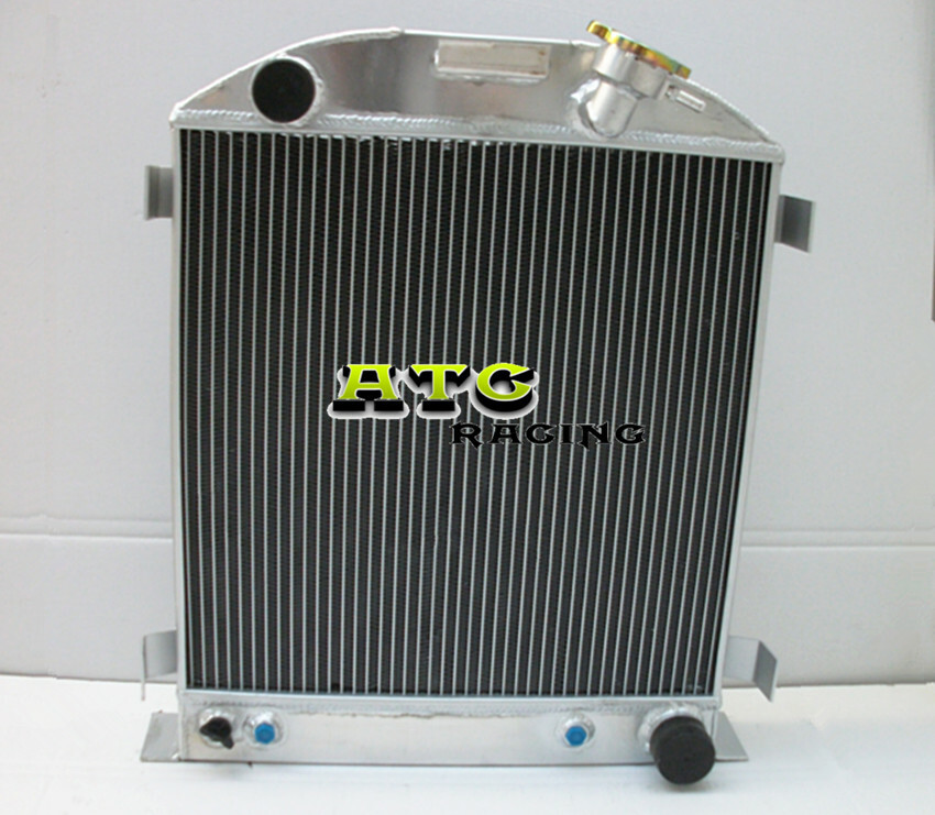 3 Core Alu Radiator For 1932 FORD HI-BOY Grill Shells CHEVY ENGINE 32 ...