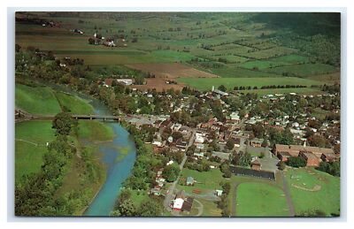 Middlebirgh, NY Postcard- Aerial View Schoharie Valley and Middleburgh ...