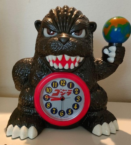 Godzilla Alarm Clock SEIKO Collaboration Limited TOHO Japan Vintage VG ...