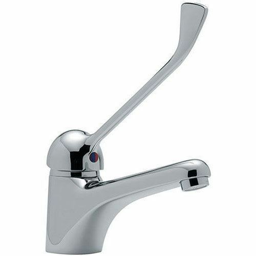 Medical Basin Mono Tap Extended Lever Bathroom Elbow Operated Faucet ...