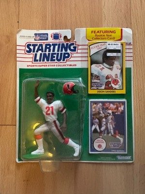 1990 ~NFL ~ Starting Lineup ~ Deion Sanders ~ Atlanta Falcons ~ NEW | eBay